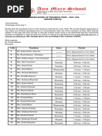 December Duty Roster 2024 | PDF