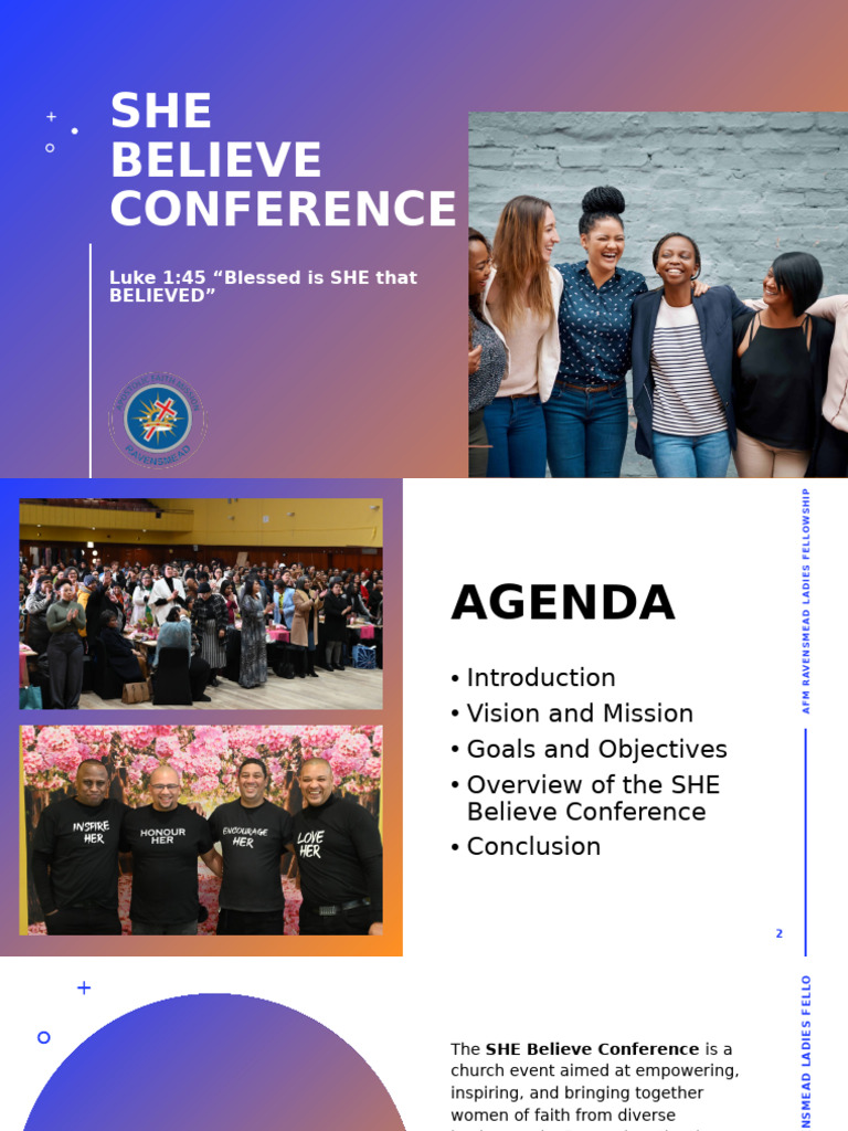 SHE Believe Conference | PDF | Faith