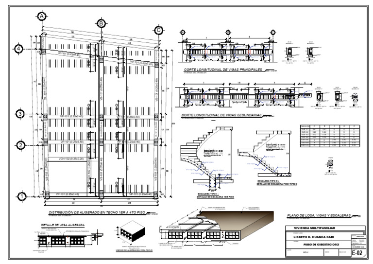 Estructuras 2 Losa, Vigas y Escaleras | PDF
