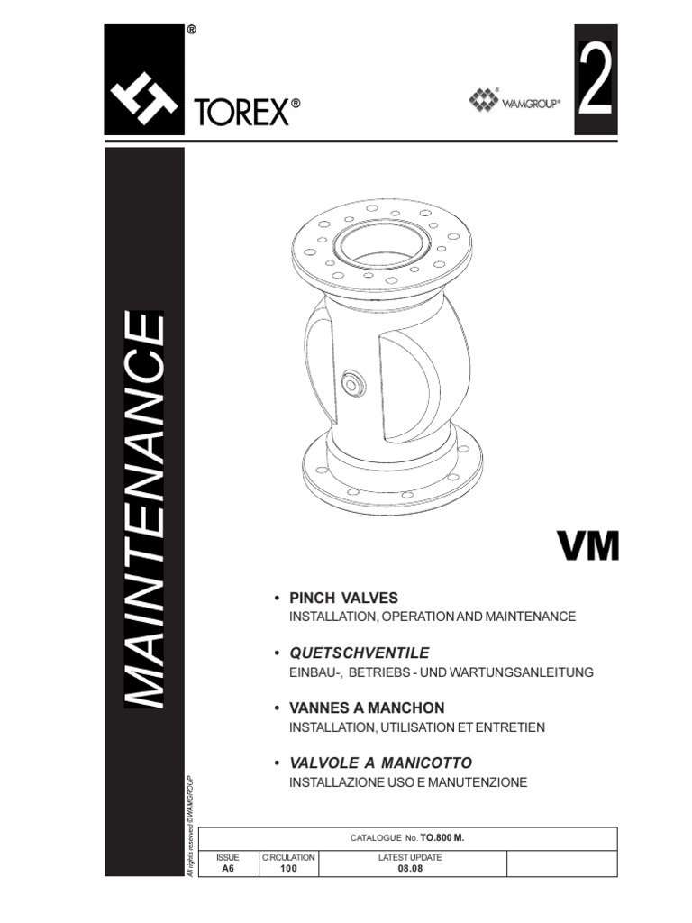 WAM Pinch Valves | PDF