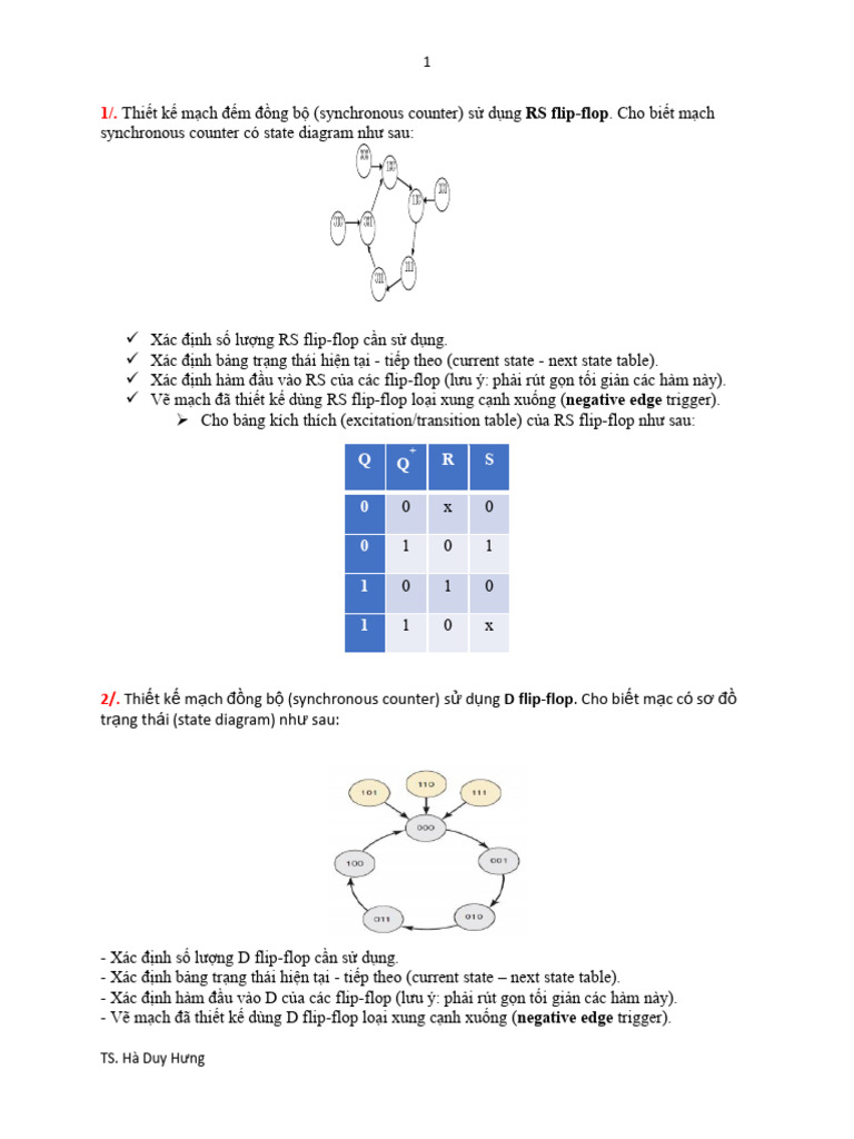 Bai Tap Mach Dem Dong Bo | PDF