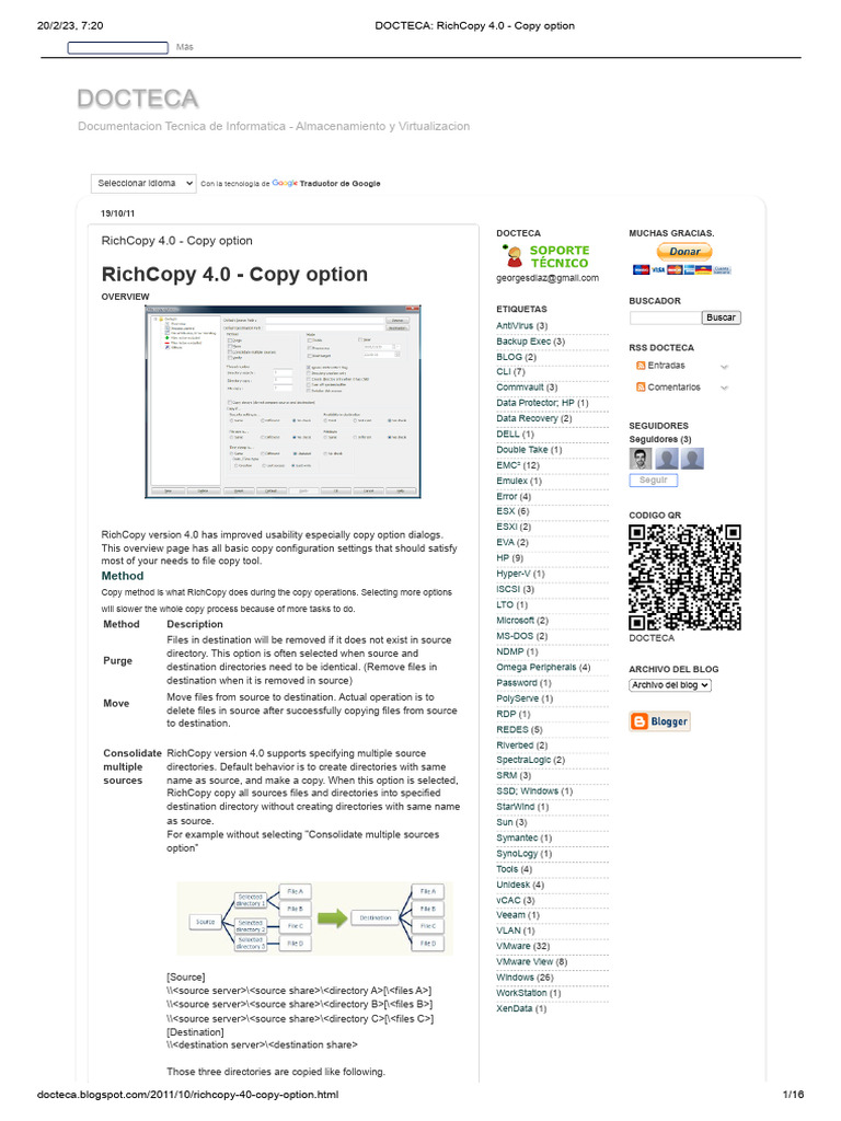 DOCTECA - RichCopy 4.0 - Copy Option | PDF | Computer File | Computer ...