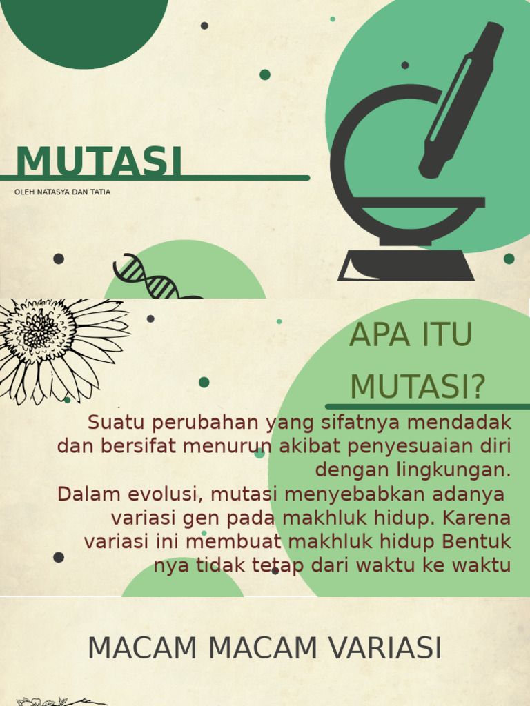 Jenis dan Syarat Mutasi Genetik | PDF