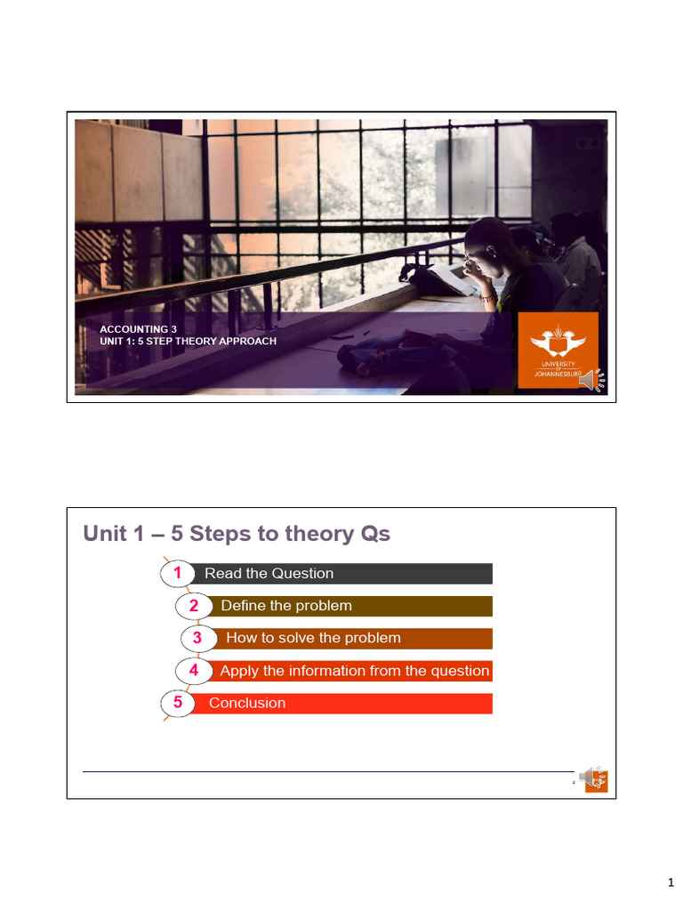 Unit 1 5 Step Approach Slides | PDF
