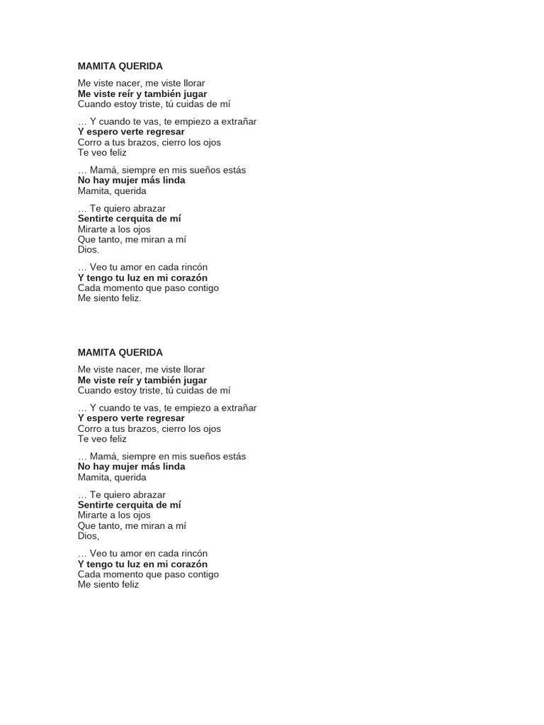 Mamita Querida | PDF