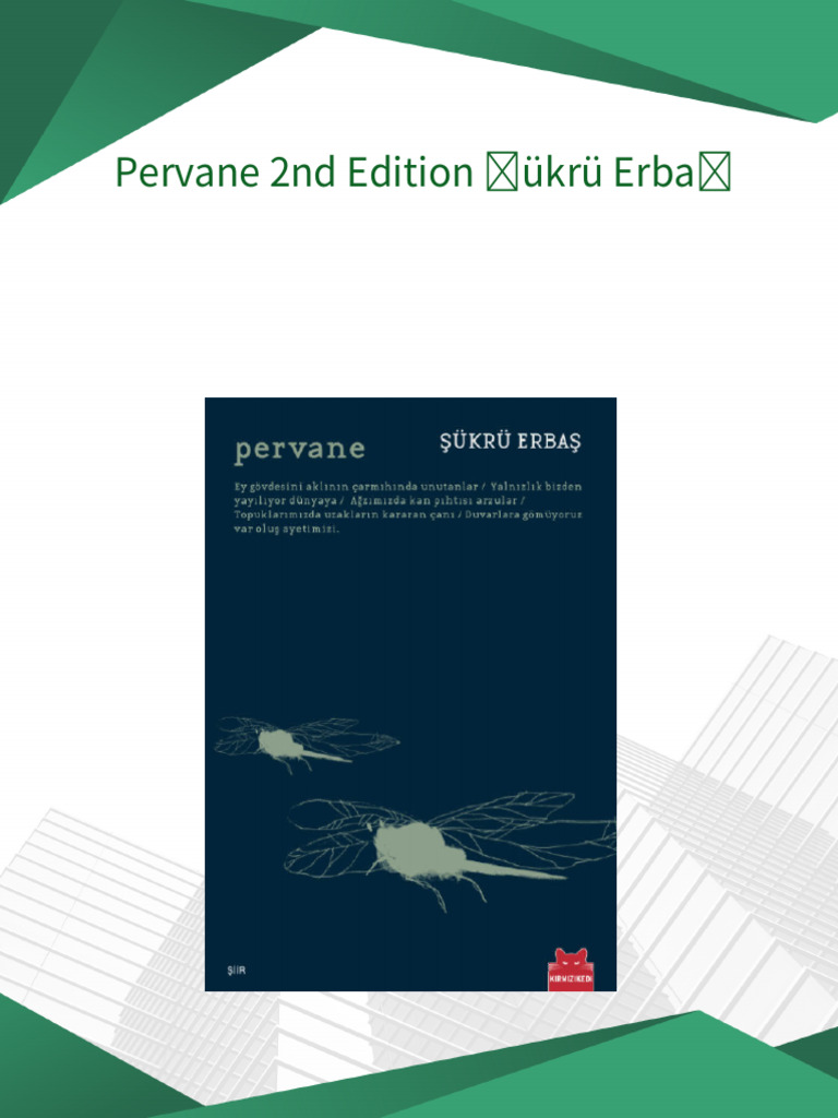 Pervane 2nd Edition Ükrü Erba | PDF