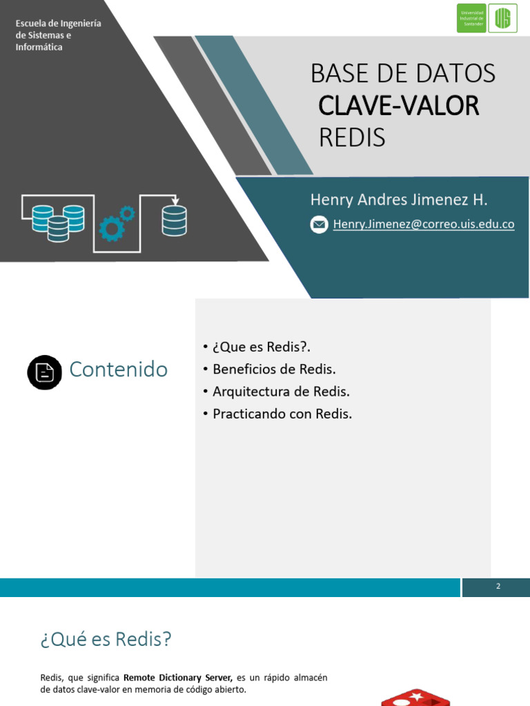 Unidad 4 - Práctica Redis | PDF | Caché (Computación) | Almacenamiento de datos de la computadora