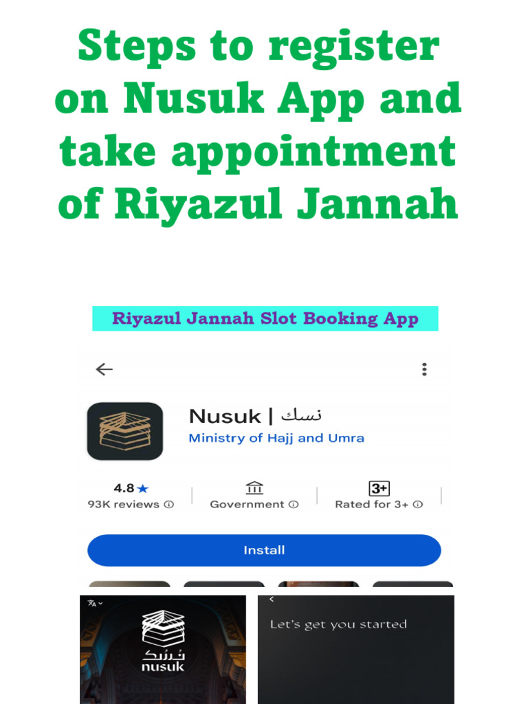 NUSUK Registration Steps | PDF