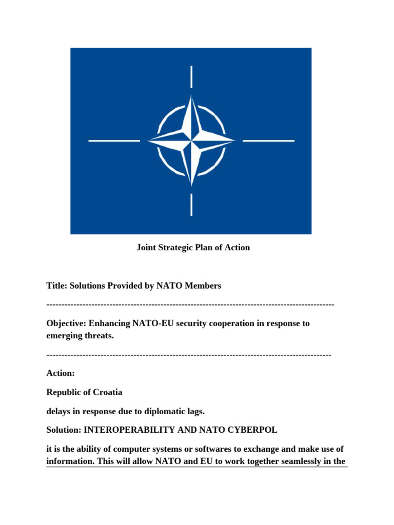 Joint Strategic Plan of Action-1 | PDF | Security | Computer Security