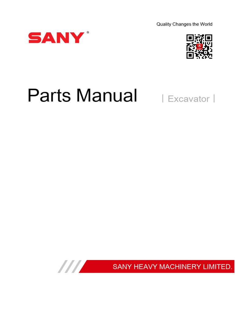 Sany SY35U Parts Manual Overview | PDF | Washer (Hardware) | Pump
