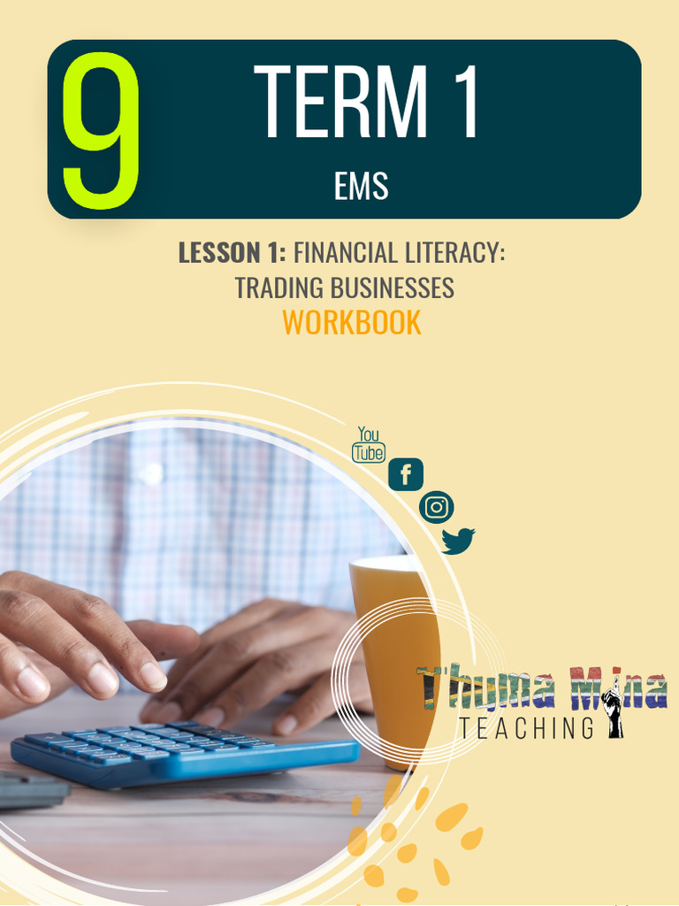 Financial Literacy Workbook: Trading Businesses | PDF