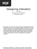 Indicator Summary Table Template and Example | PDF | Performance Indicator