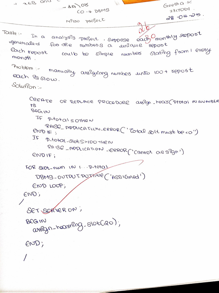 DBMS Micro Project | PDF