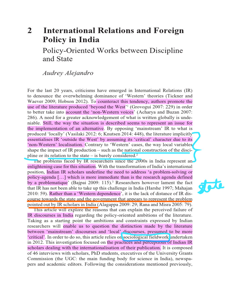 1 - International Relations and Foreign Policy in India - Audrey ...