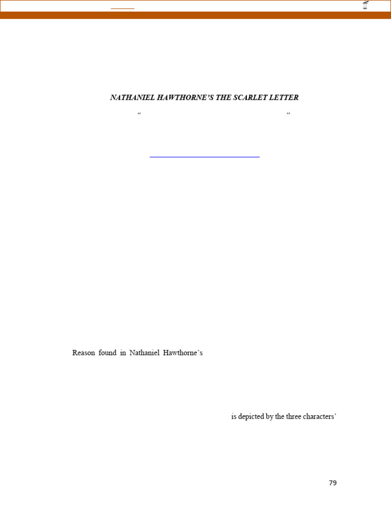 PURITANISM, ROMANTICISM, AND Reason - An Analysis | PDF | The Scarlet ...