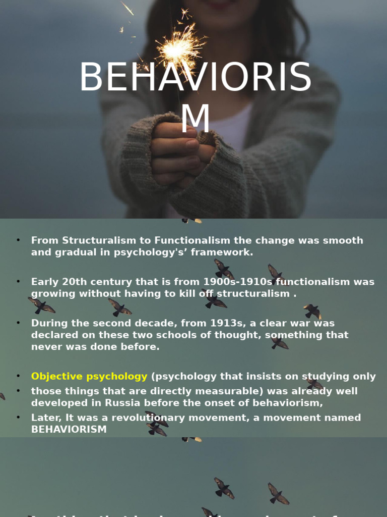 Lecture 11 -BEHAVIORISM | PDF | Classical Conditioning | Behaviorism