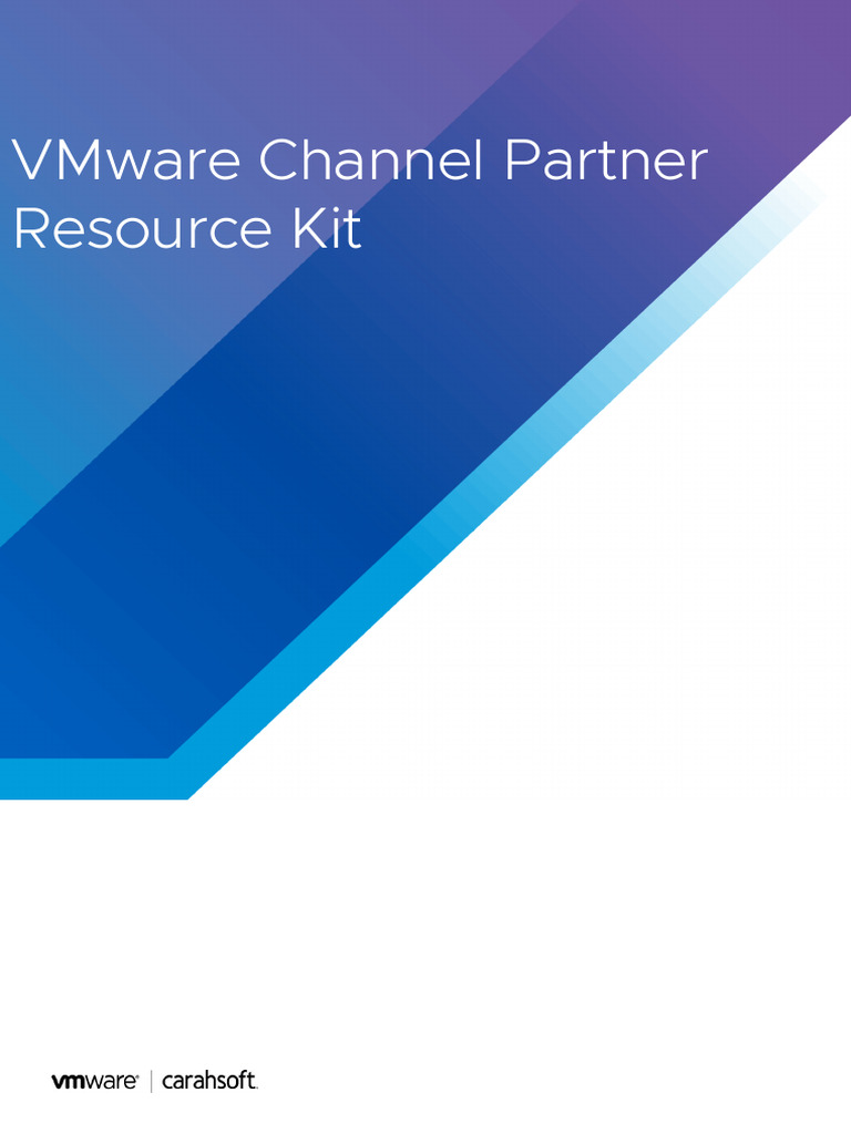 VMware Channel Partner Resource Kit | PDF | Cloud Computing ...