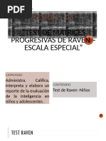 Manual de Test Raven Escala Coloreada | PDF | Inteligencia | Sicología