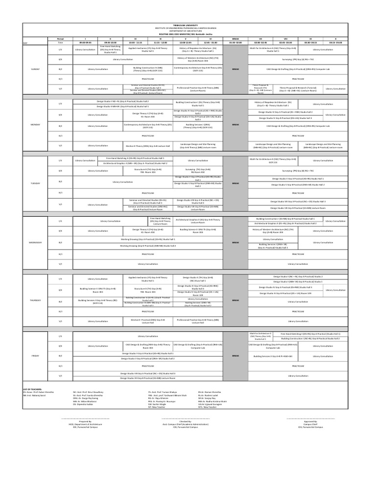 2082-Baishakh-routine_FOR-ALL_REVISED_2082_02_06 | PDF | Academia