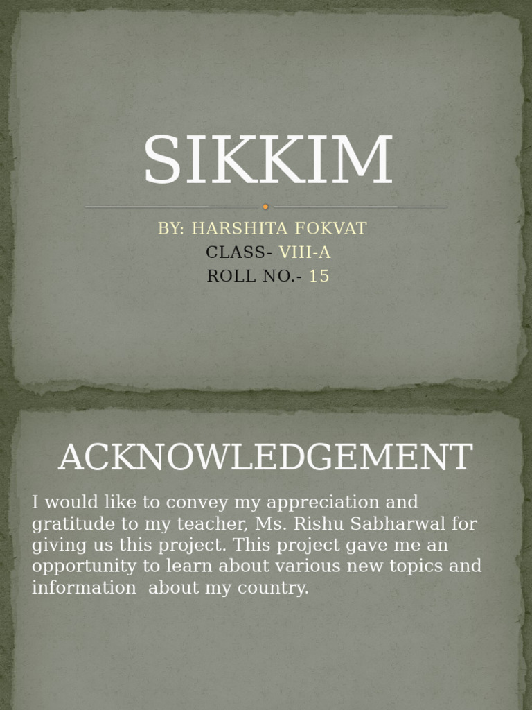 Discovering Sikkim: Nature, Culture, and Cuisine | PDF