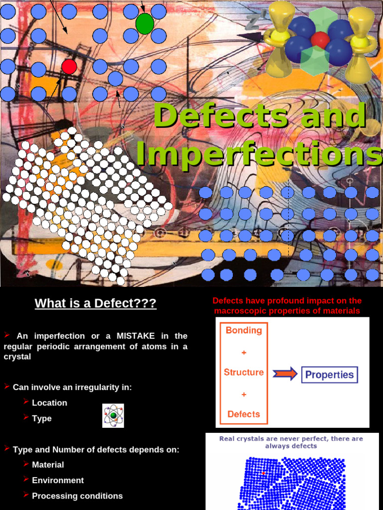 S5) Clase 4-0 - Defects | PDF | Crystallographic Defect | Crystal Structure