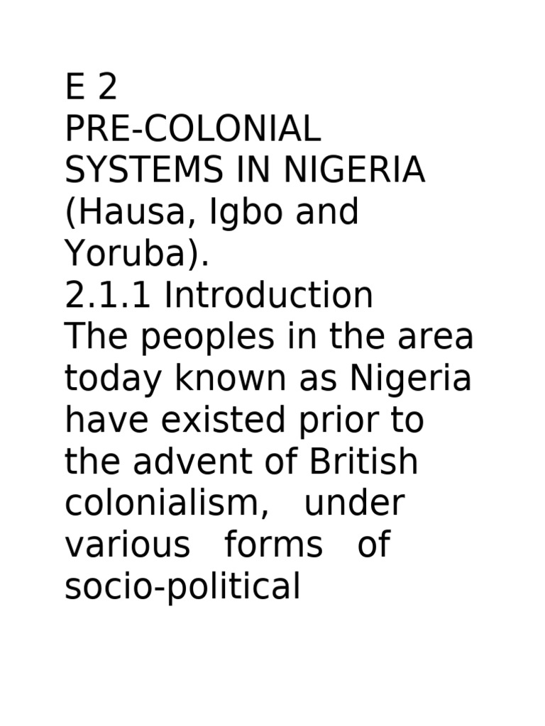 Nationalism (GST 101) | PDF | Nigeria | State (Polity)