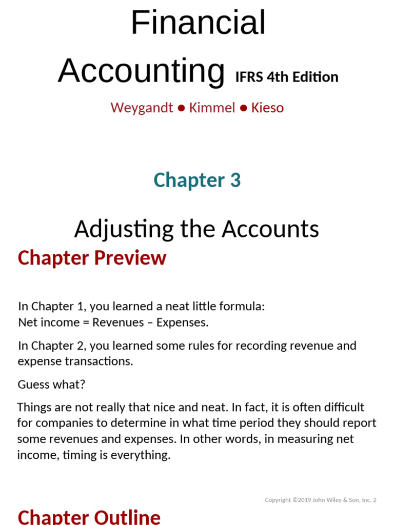 Ch3 4e - Adjusting The Acc | PDF | Debits And Credits | Depreciation