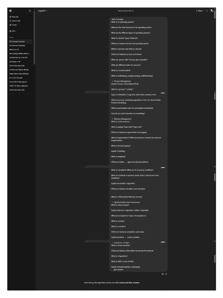 Os | PDF