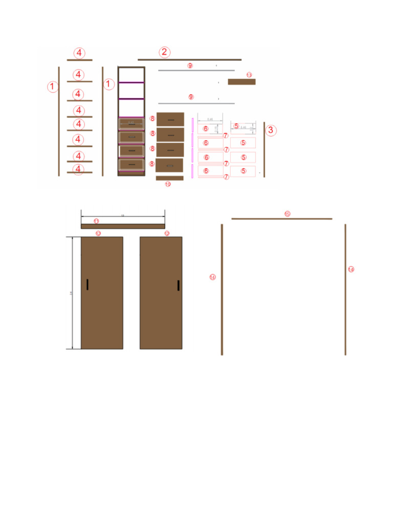 closets despiece | PDF