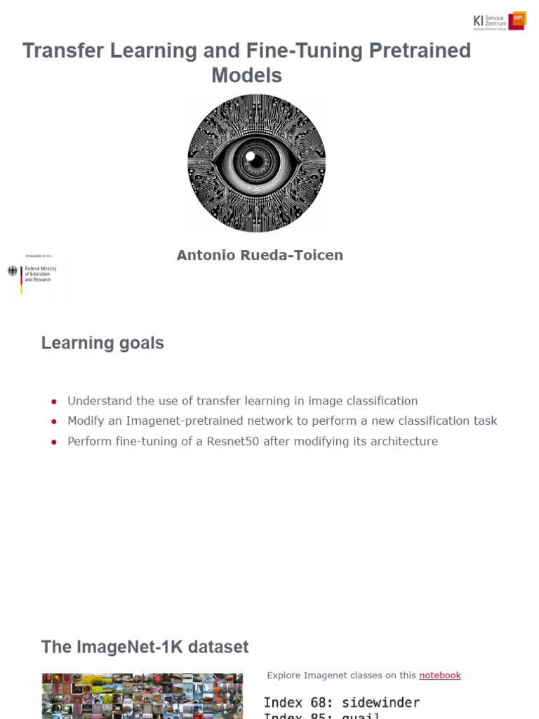 Video_18_-_Transfer_Learning_and_Fine-tuning_Pretrained_Models | PDF | Applied Mathematics ...