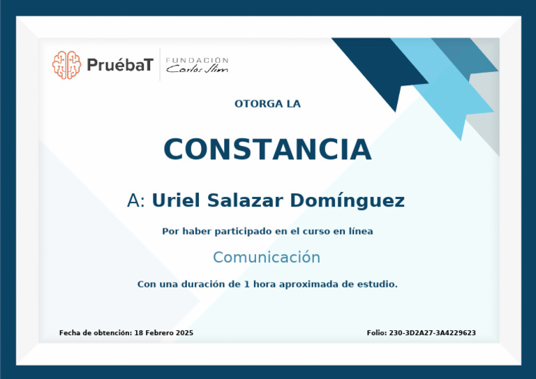 Constancia 230 3D2A27 3A4229623 | PDF