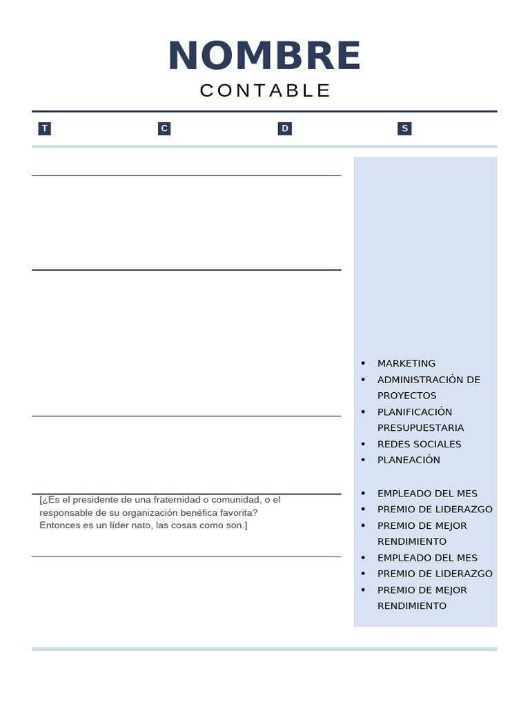 CV Editable Formal | PDF