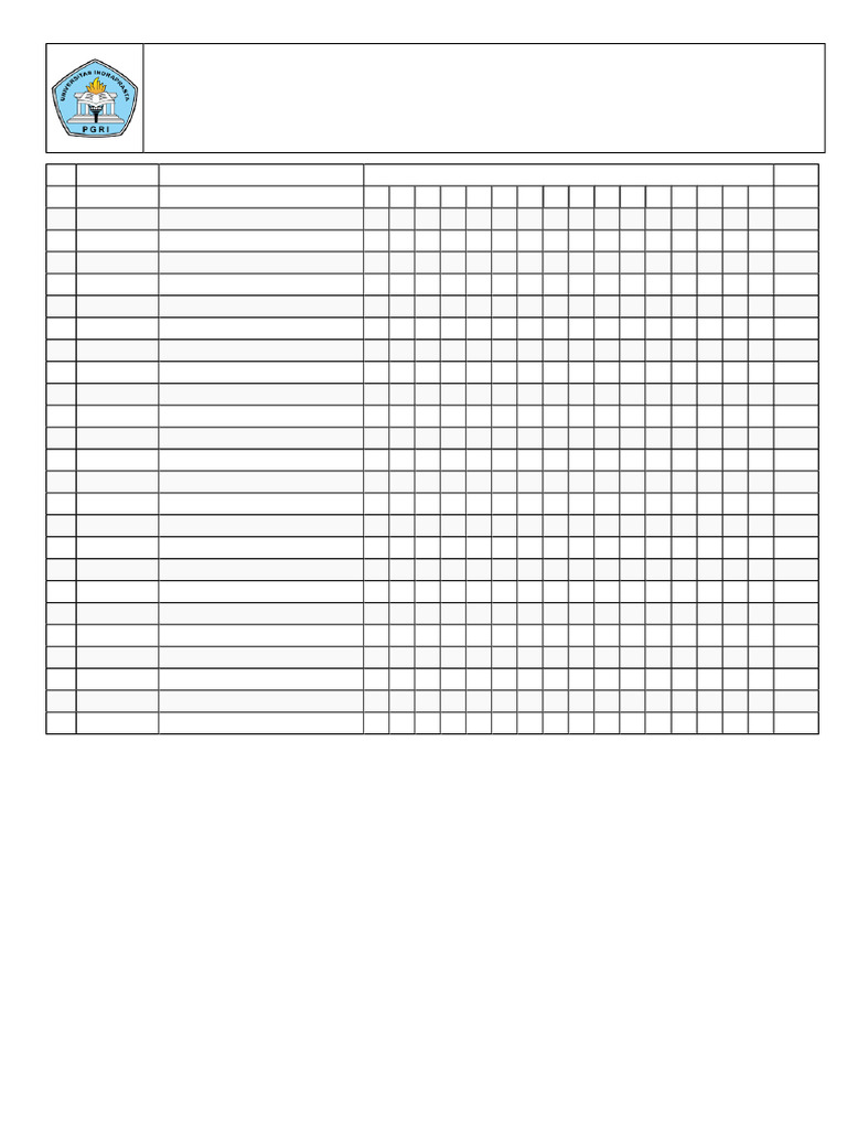 Presensi Rekap XH | PDF