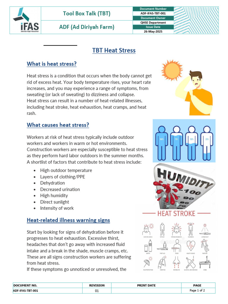 26 May 2025 Heat Stress | PDF | Hyperthermia | Diseases And Disorders