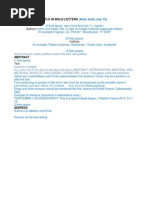 Scopus Journal Paper Formatting Guide | PDF | Language Arts & Discipline