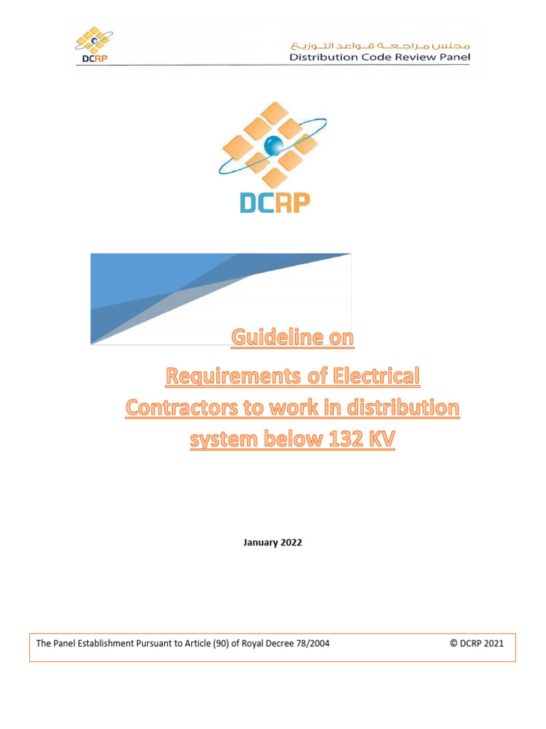 Contractor Registration Requirements DCRP | PDF | Diploma | Electrician