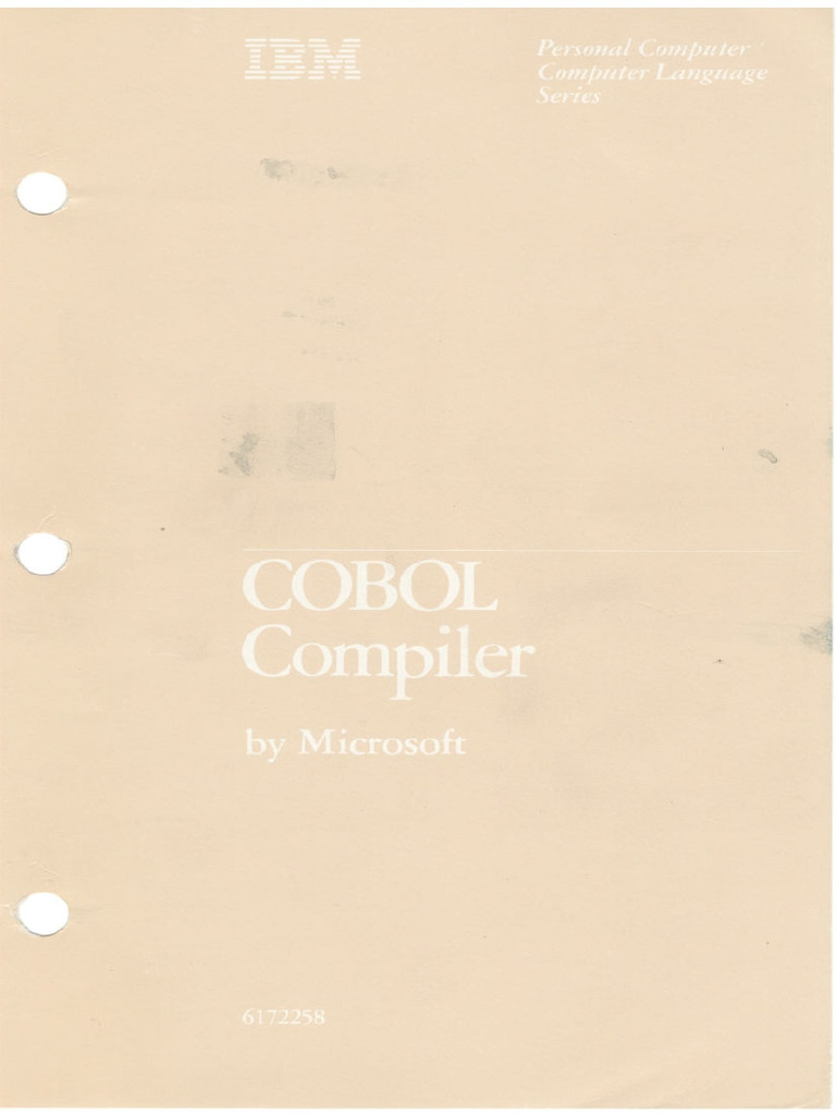 Cobol | PDF | Library (Computing) | Computer Program