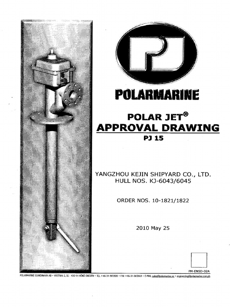 Polar Jet Aprproval Drawing | PDF