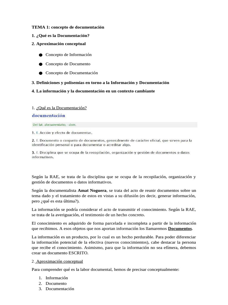 Tema 1 | PDF | Información | Conocimiento