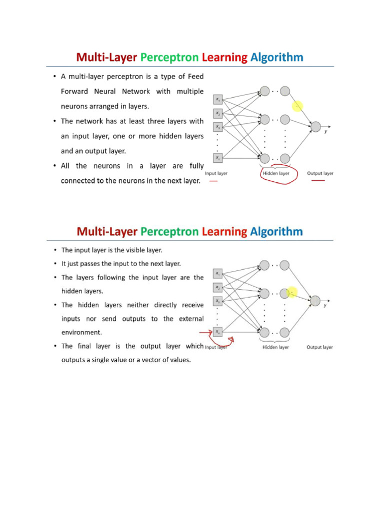 Multilayer Perceptron | PDF