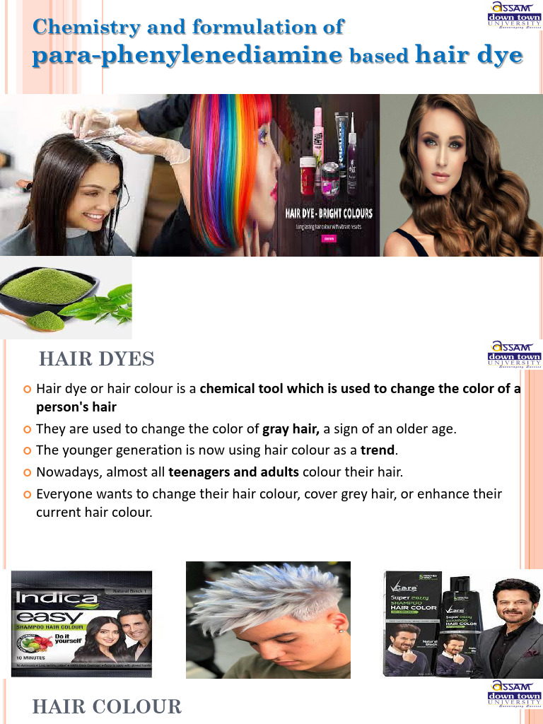 Chemistry of PPD Hair Dye Formulation | PDF | Chemical Substances ...