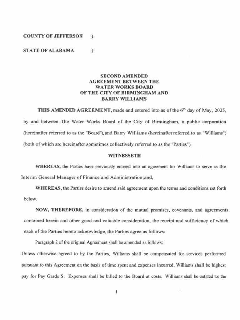 Barry Williams Agreement | PDF