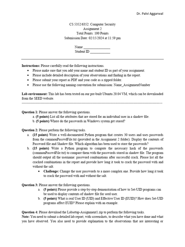 2024-Assignment1-LinuxAssignment | PDF | Computer Programming | Computing