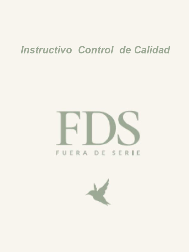 Manual Calidad Fds | PDF | Textiles | Fibra sintética