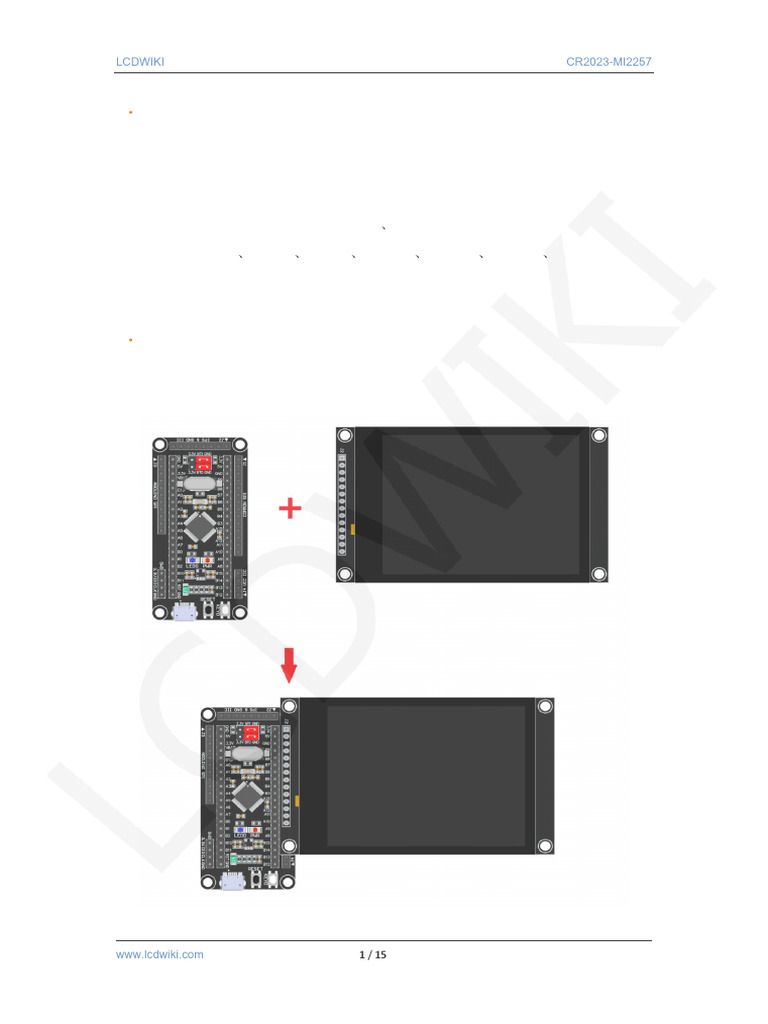 3.2inch SPI MSP3222 MSP3223 STM32 Demo Instructions en (1) | PDF | Touchscreen | Library (Computing)