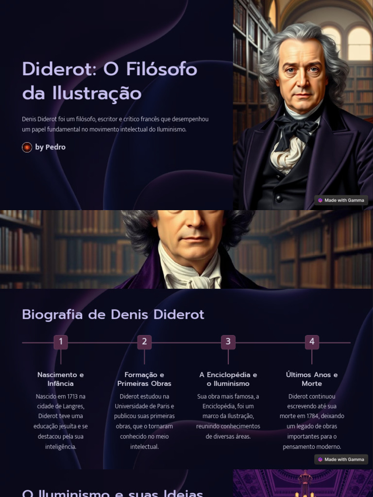 Diderot O Filosofo Da Ilustracao | PDF | Iluminismo | Crítica