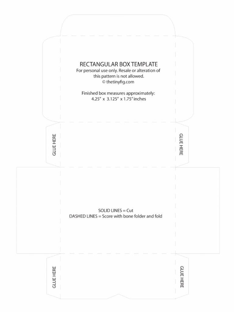 Dimensions of a Rectangular Box Example | PDF