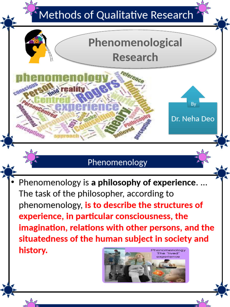 Methods of Qualitative Research | PDF | Experience | Phenomenology ...