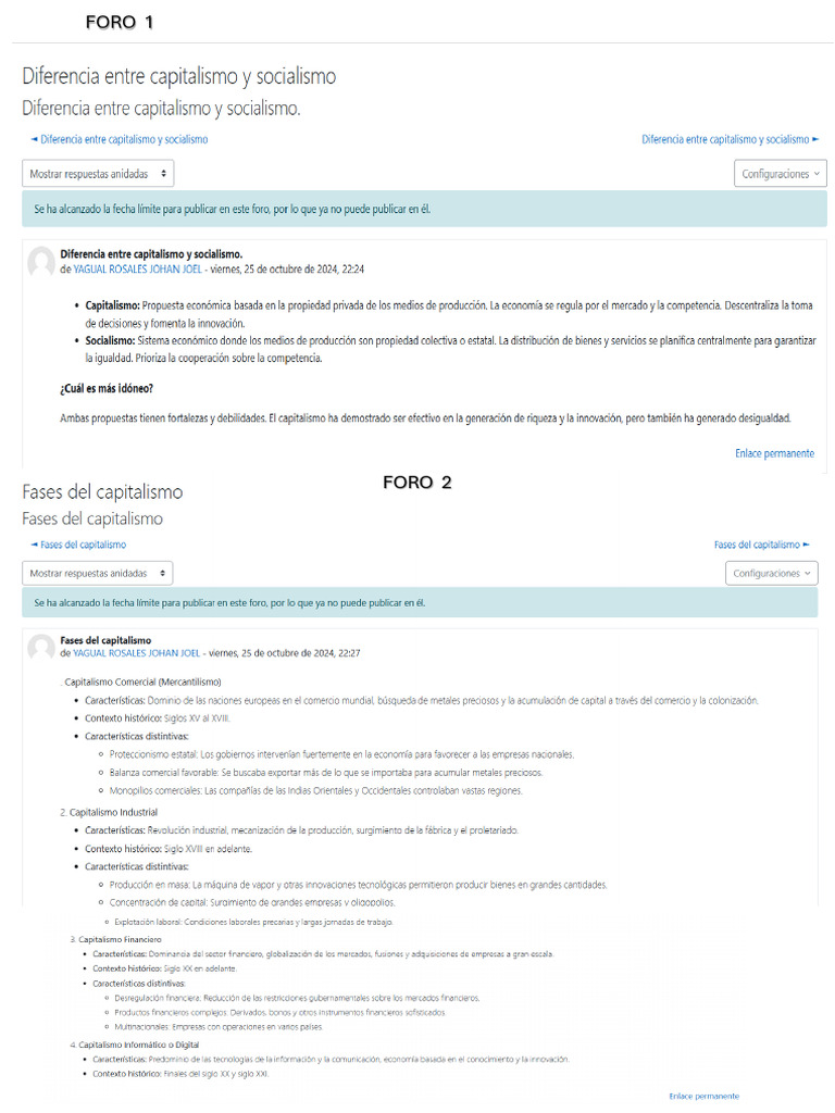 Foros de La Unidad 1 de Macro Puedes Ver | PDF