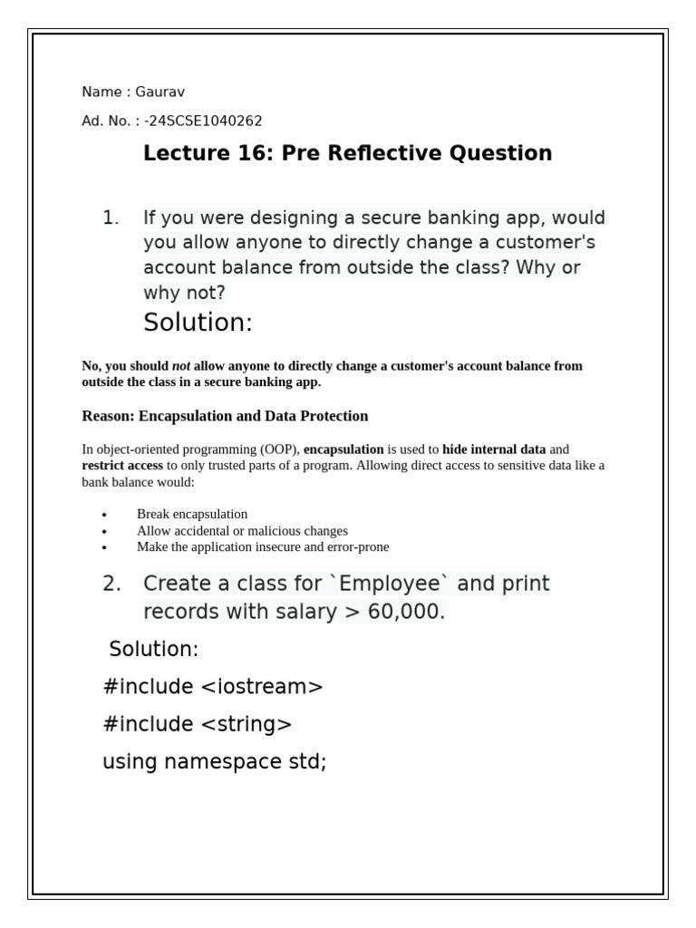 Lec 16 Ref | PDF